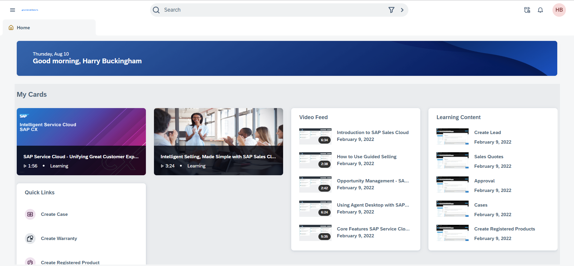 The New SAP Sales Cloud and Service Cloud Version 2 - Prezien